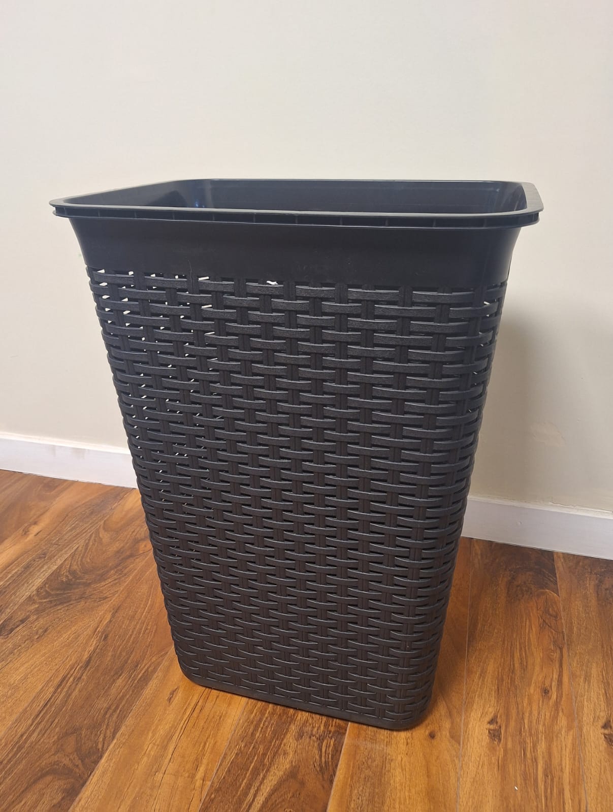 CANASTO DE ROPA PLASTICO TIPO RATTAN ENREJADO SIN TAPA 57 X 35 X 31 CM ...